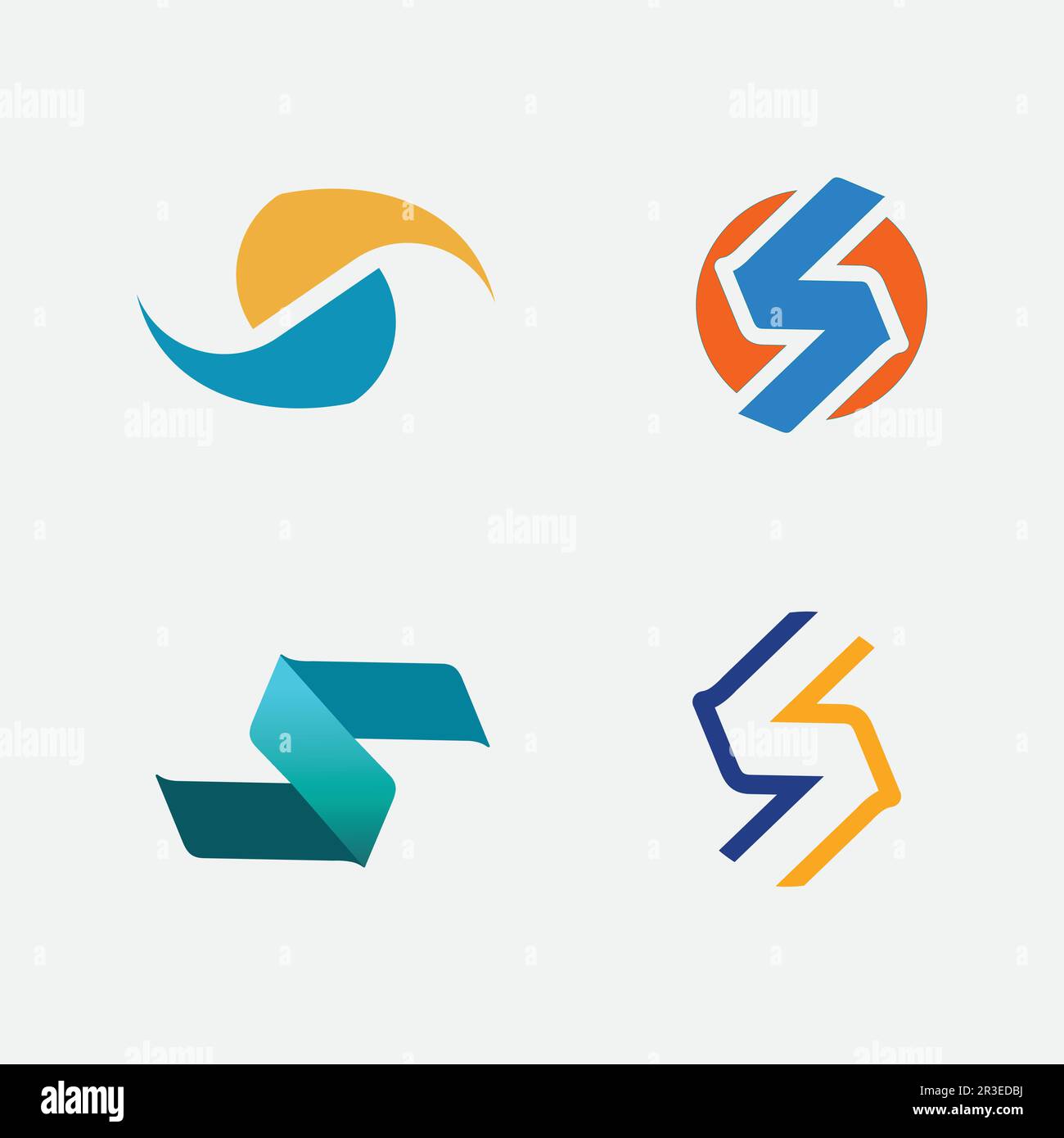 S font and letter logo Business corporate S letter logo design vector ...