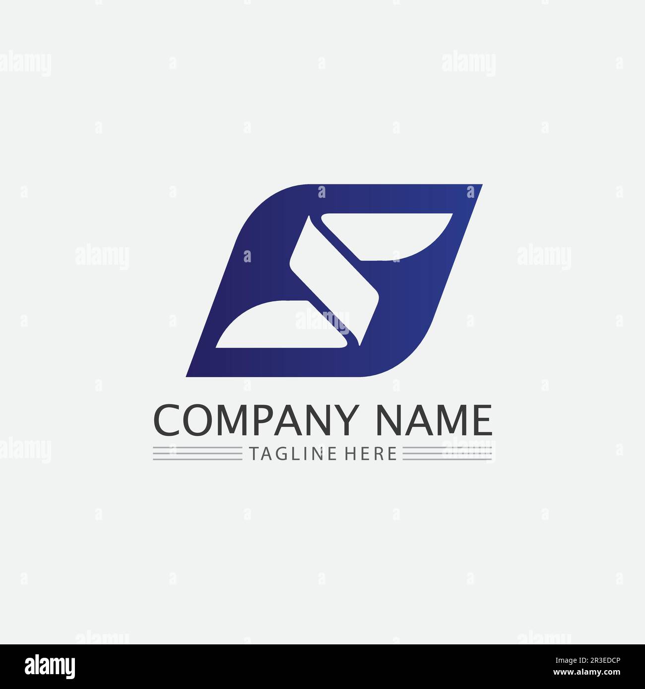 S font and letter Business corporate S letter logo design vector Stock ...