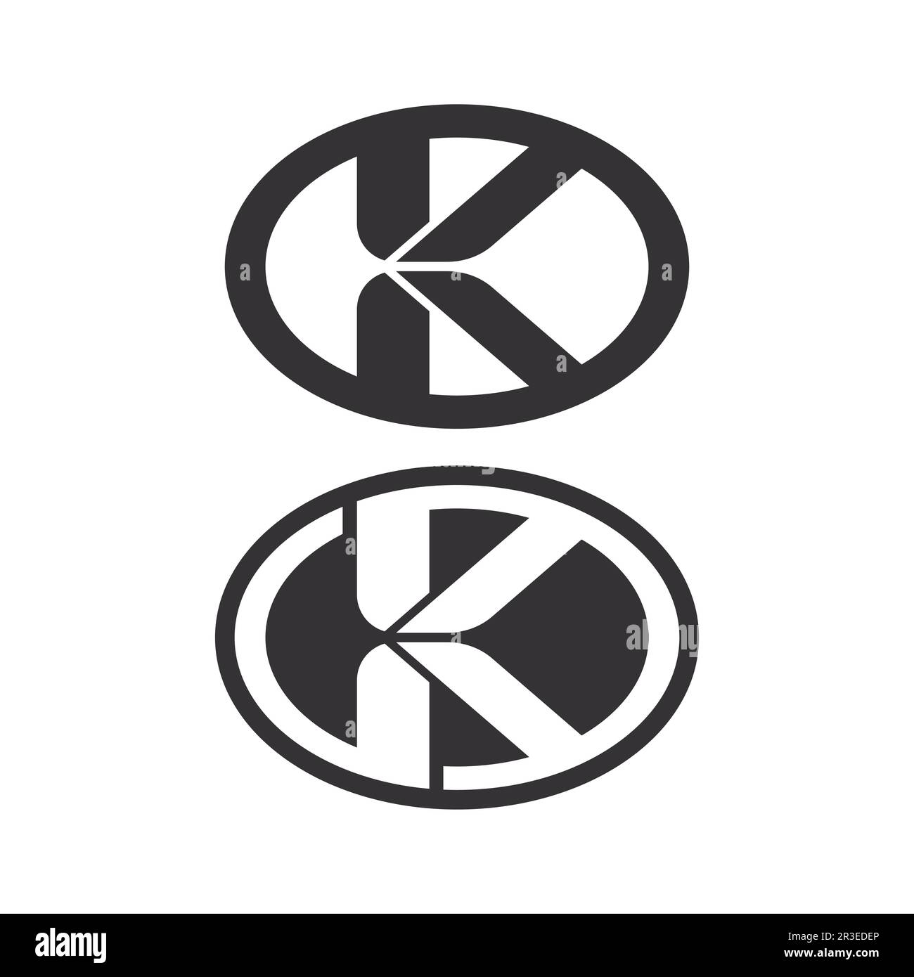 Letter K logo icon illustration design template.Graphic Alphabet Symbol ...