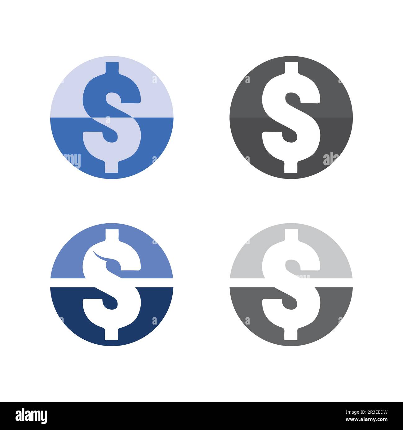 money icon and logo design vector illustration Stock Vector Image & Art ...