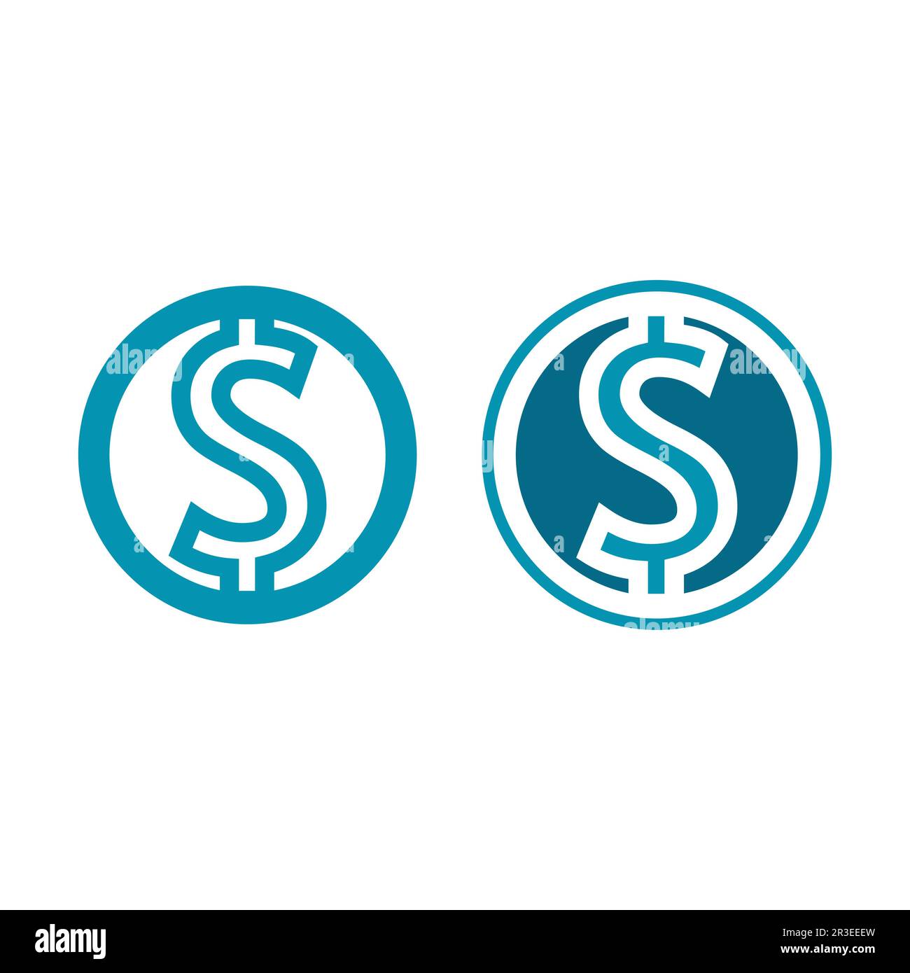 money icon and logo design vector illustration Stock Vector Image & Art ...