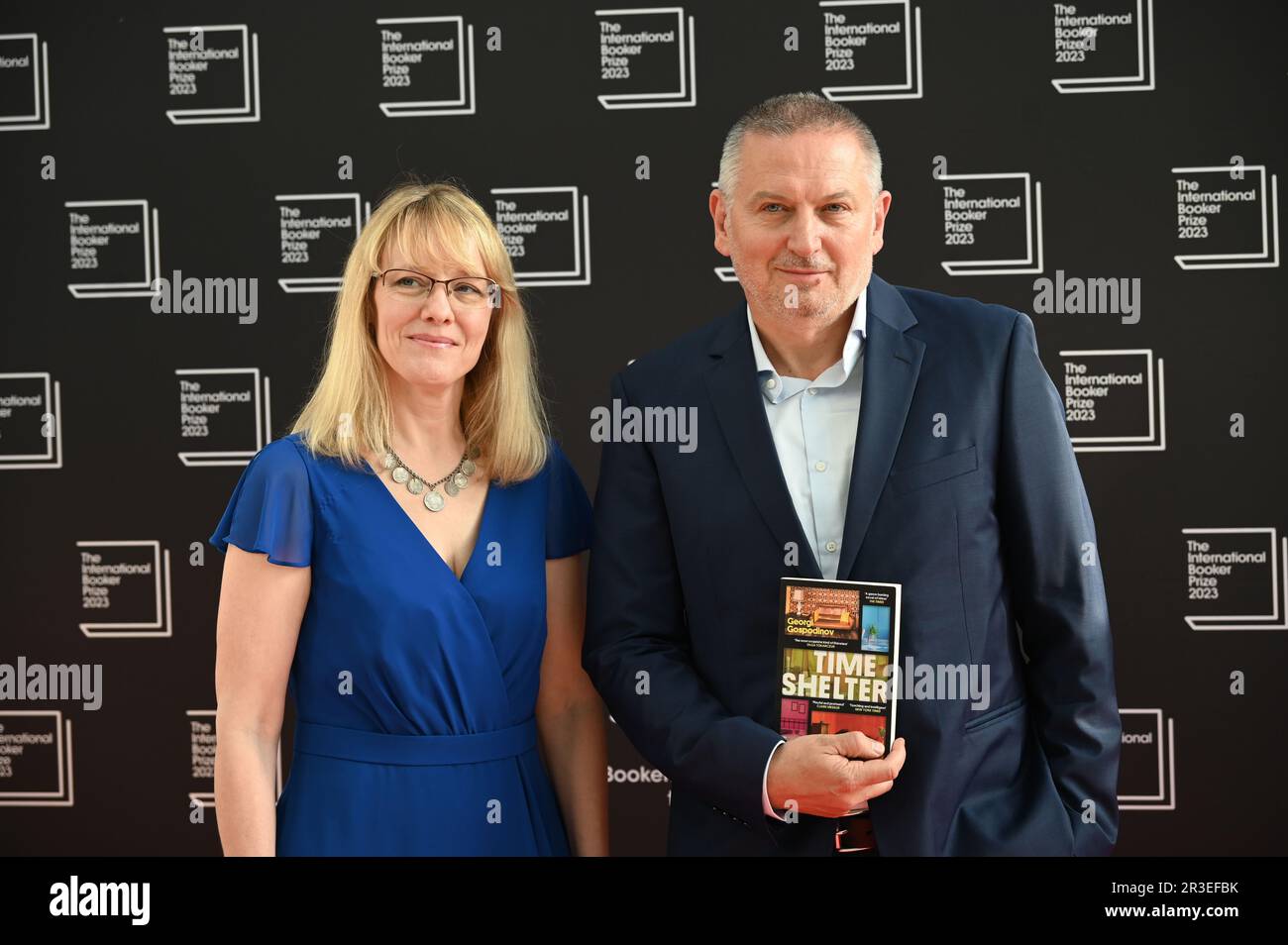 London, UK. 23rd May, 2023. Georgi Gospodinov is a Bulgarian writer and ...