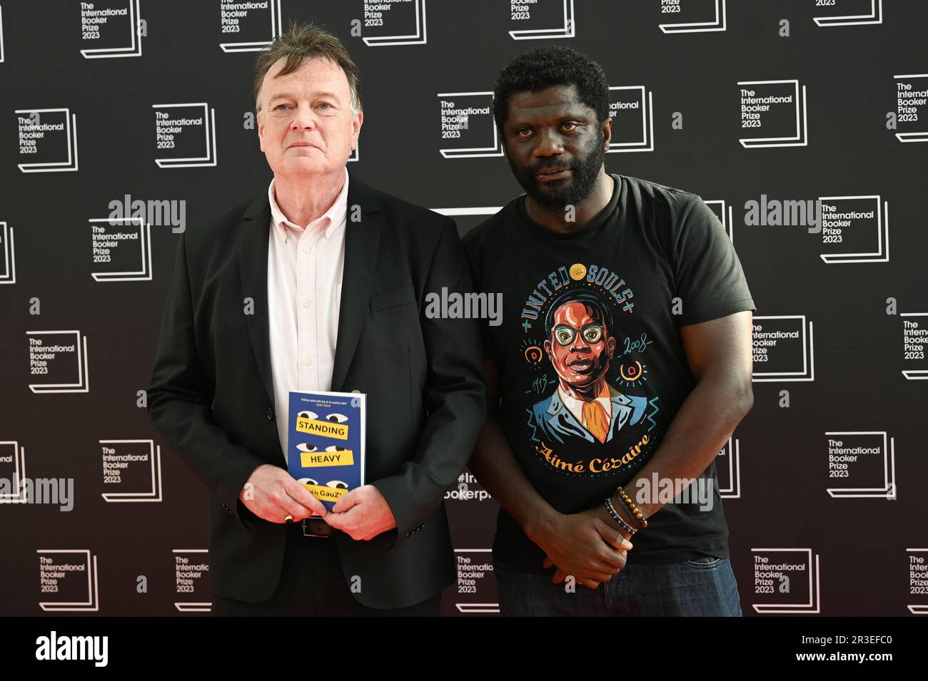 London, UK. 23rd May, 2023. GauZ is a author and Frank Wynne is a Irish ...
