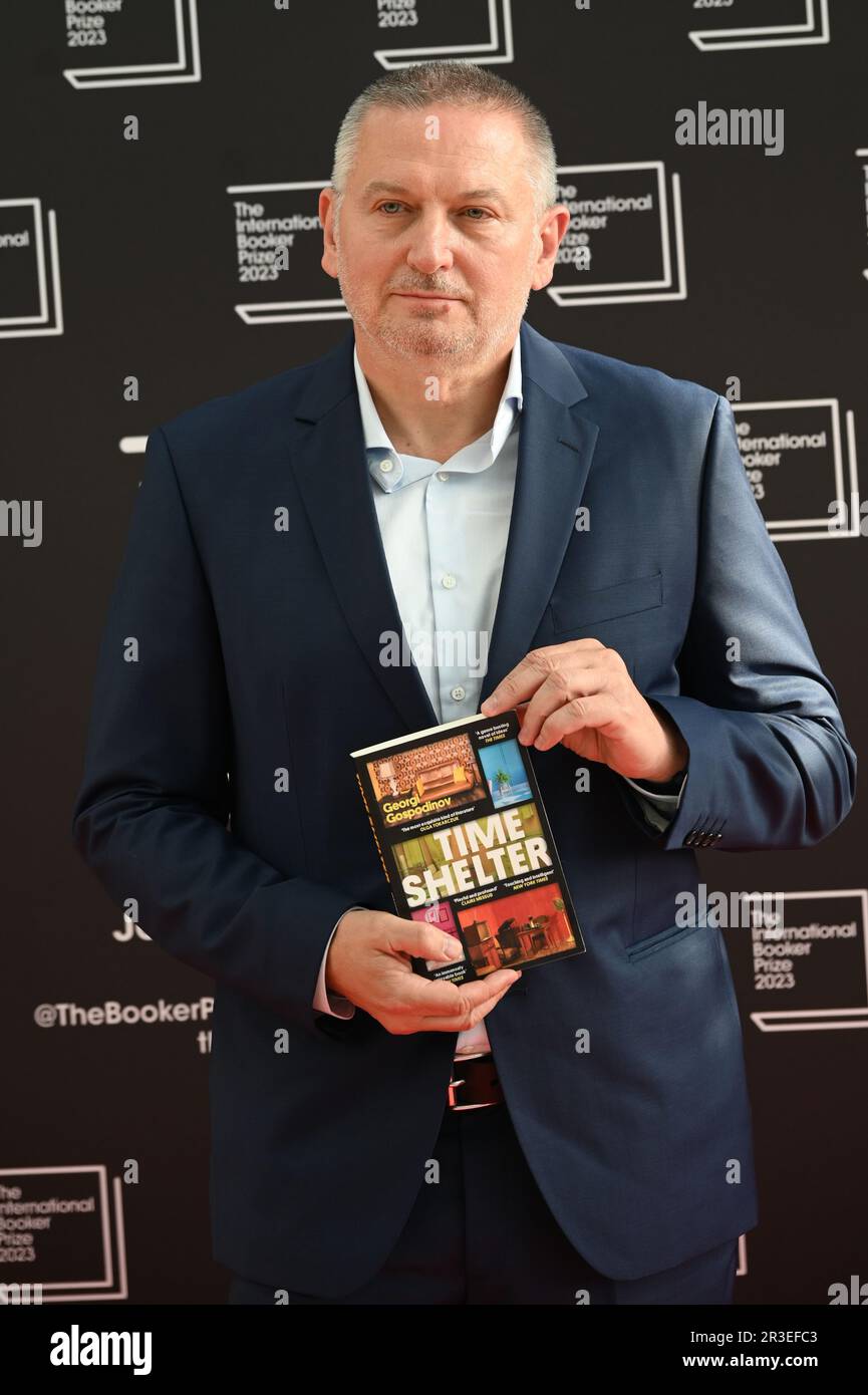 London, UK. 23rd May, 2023. Georgi Gospodinov is a Bulgarian writer and ...