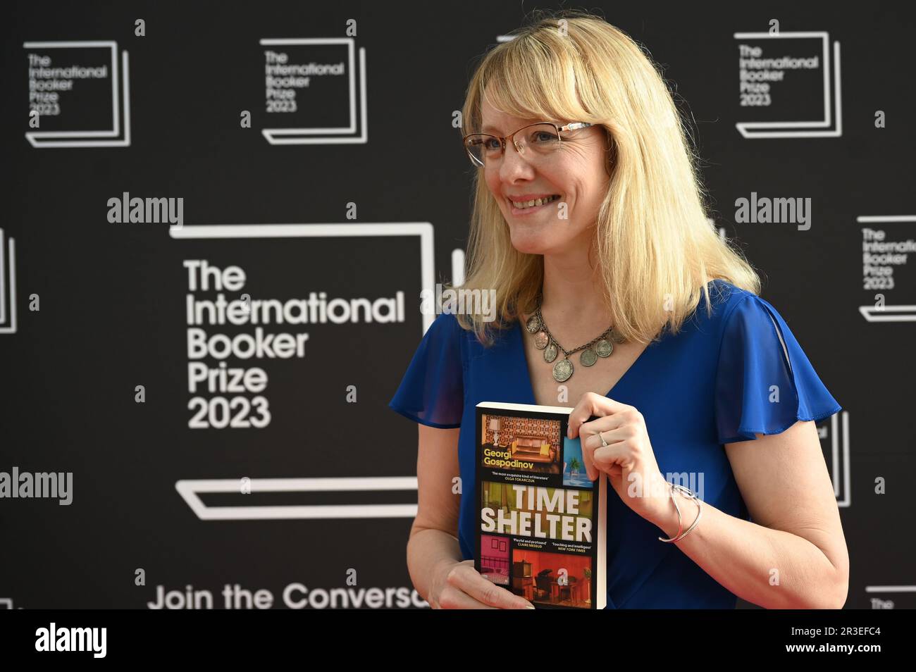 London, UK. 23rd May, 2023. Georgi Gospodinov is a Bulgarian writer and ...