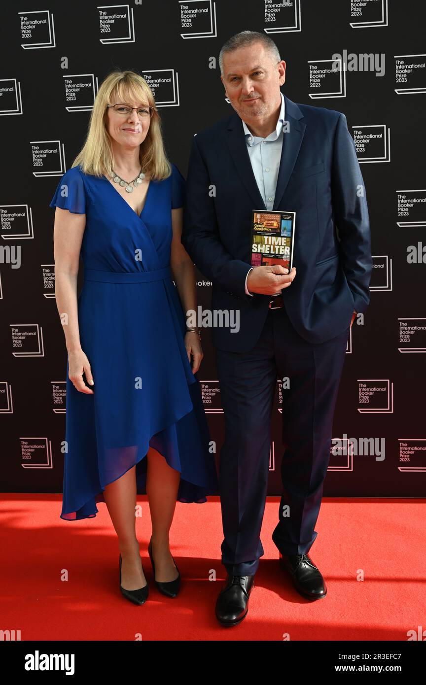 London, UK. 23rd May, 2023. Georgi Gospodinov is a Bulgarian writer and ...