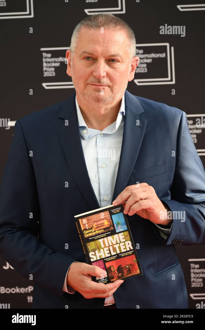 London, UK. 23rd May, 2023. Georgi Gospodinov is a Bulgarian writer and ...