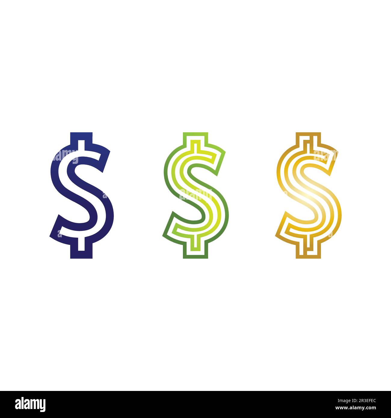 money icon and logo design vector illustration Stock Vector Image & Art ...