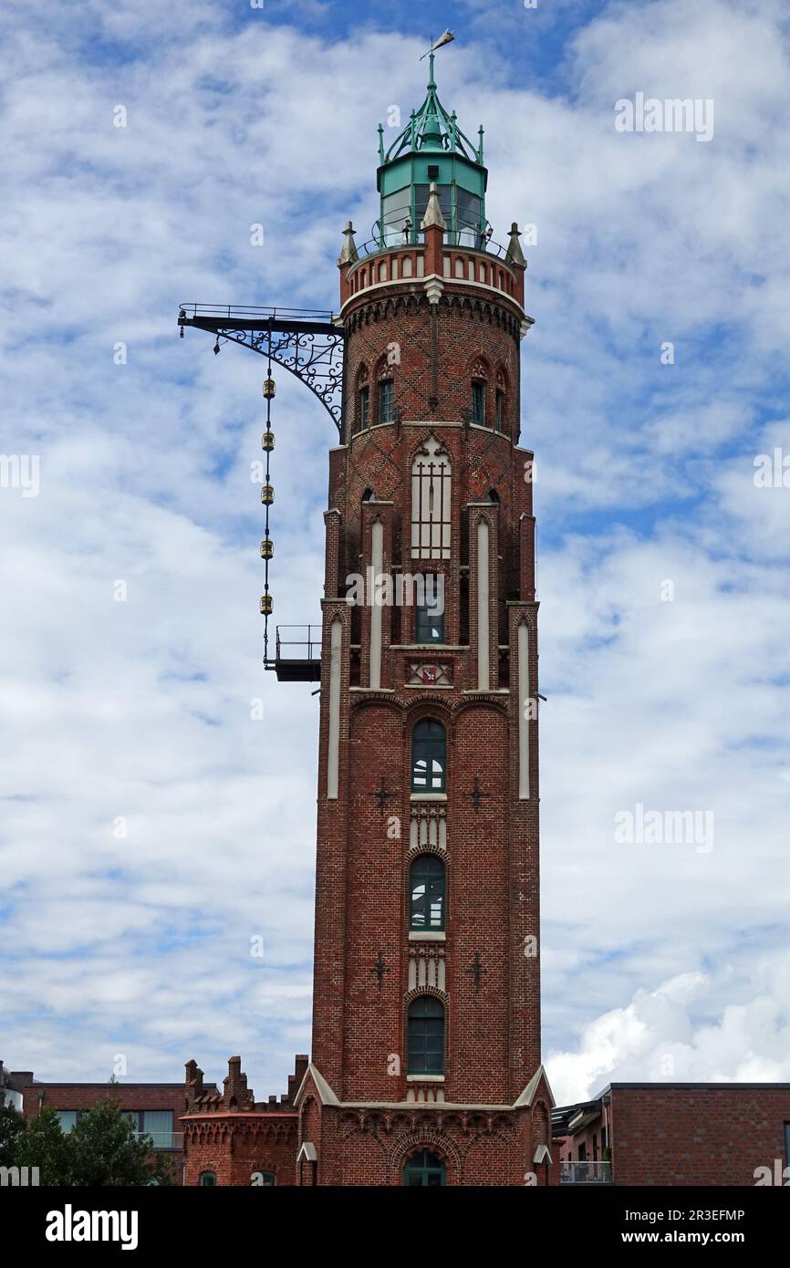 Old lighthouse in Bremerhaven Stock Photo - Alamy