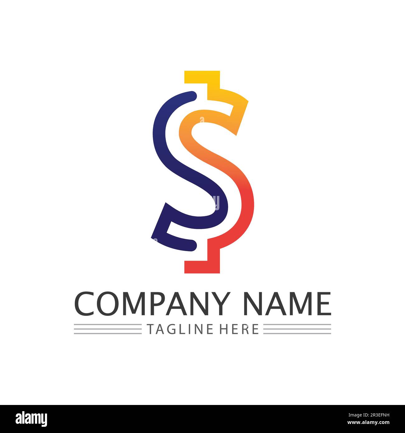 money icon and logo design vector illustration Stock Vector Image & Art ...