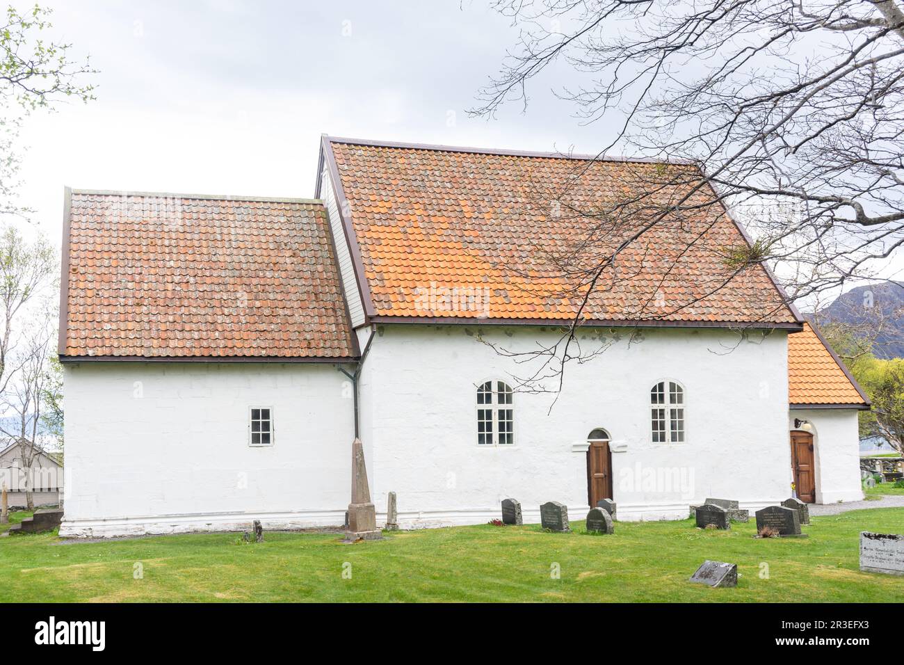 12th-century Giske Church (Giske Kyrkje), Giske, Giske Island, Ålesund ...