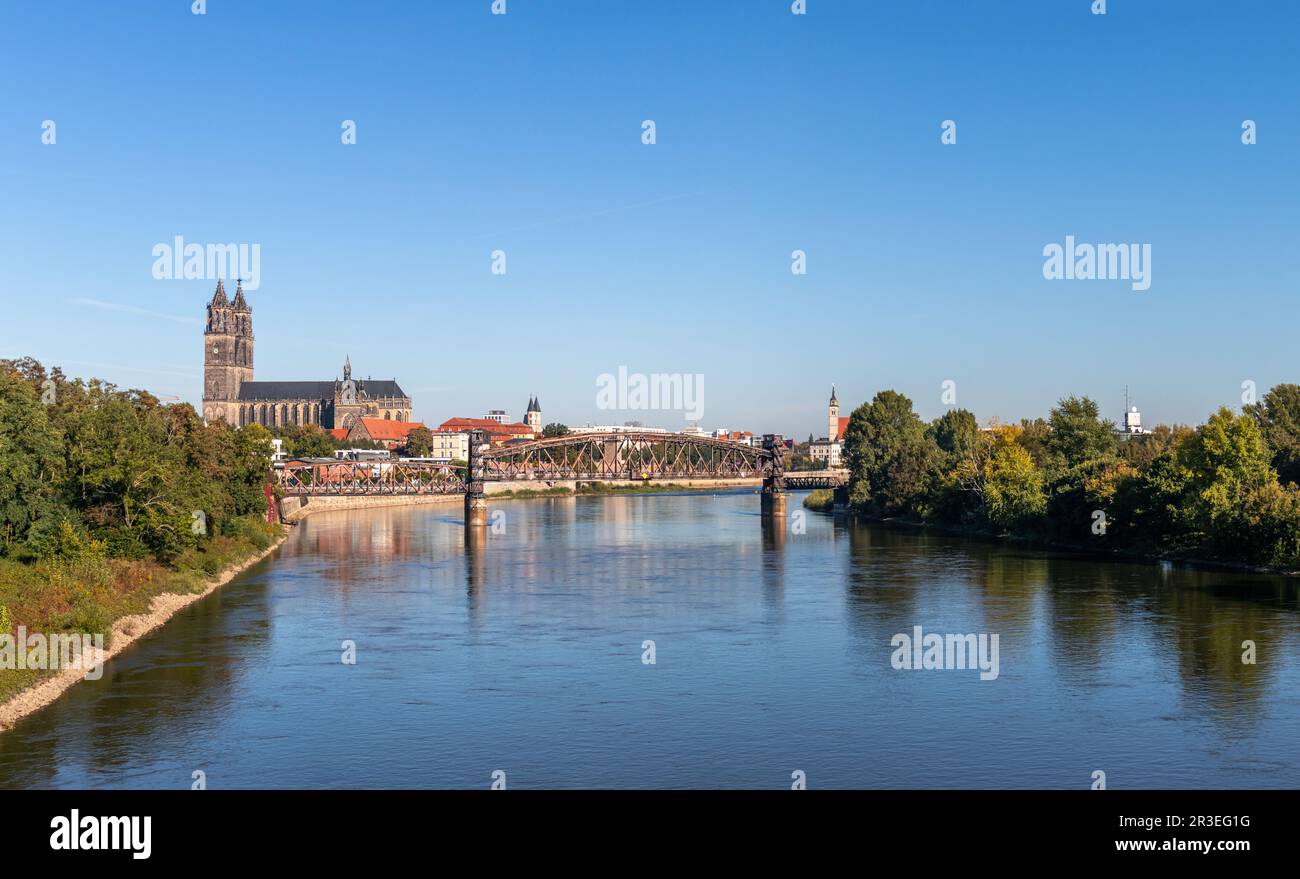 Pictures from the state capital Magdeburg Stock Photo - Alamy