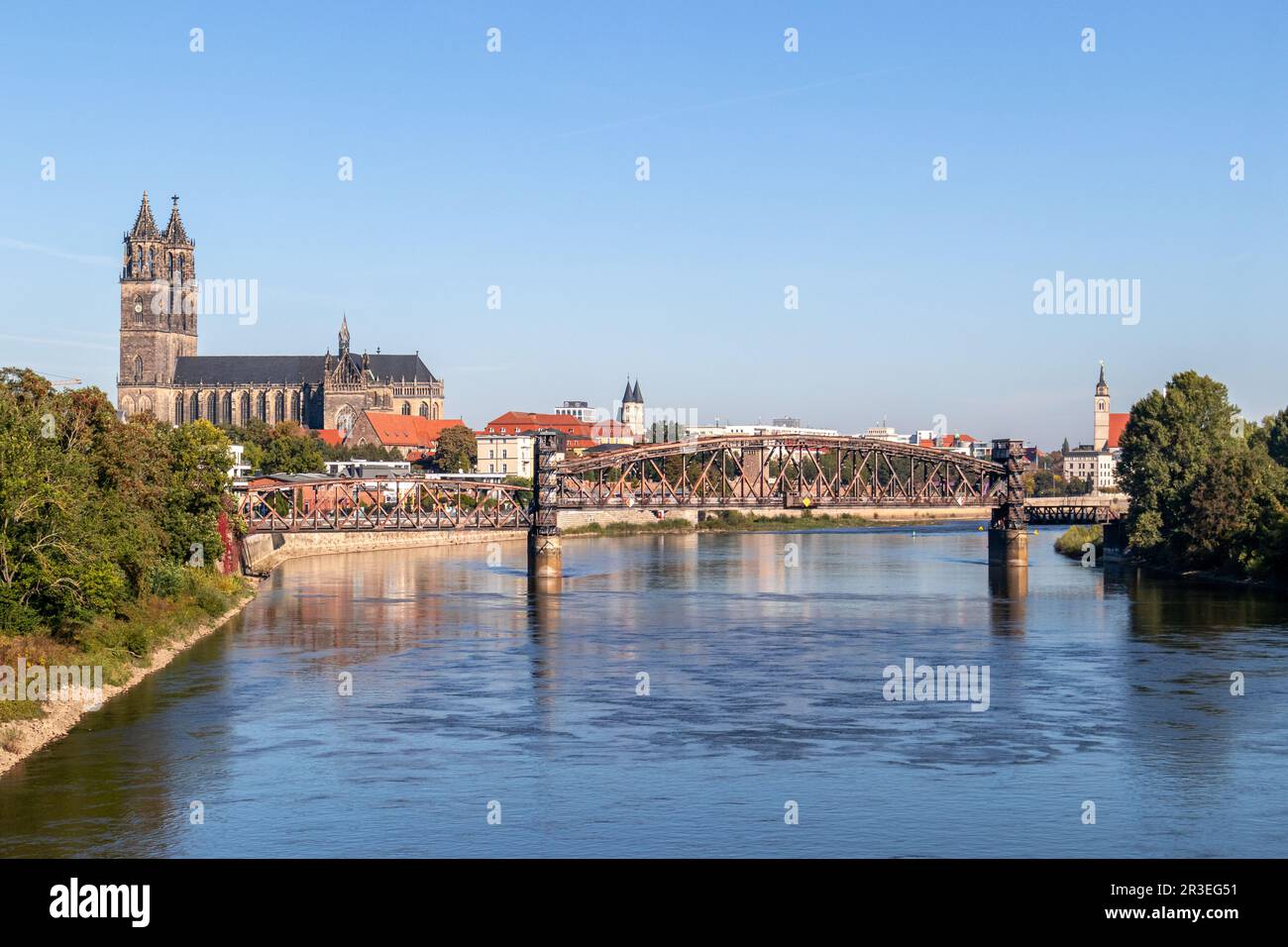 Pictures from the state capital Magdeburg Stock Photo - Alamy
