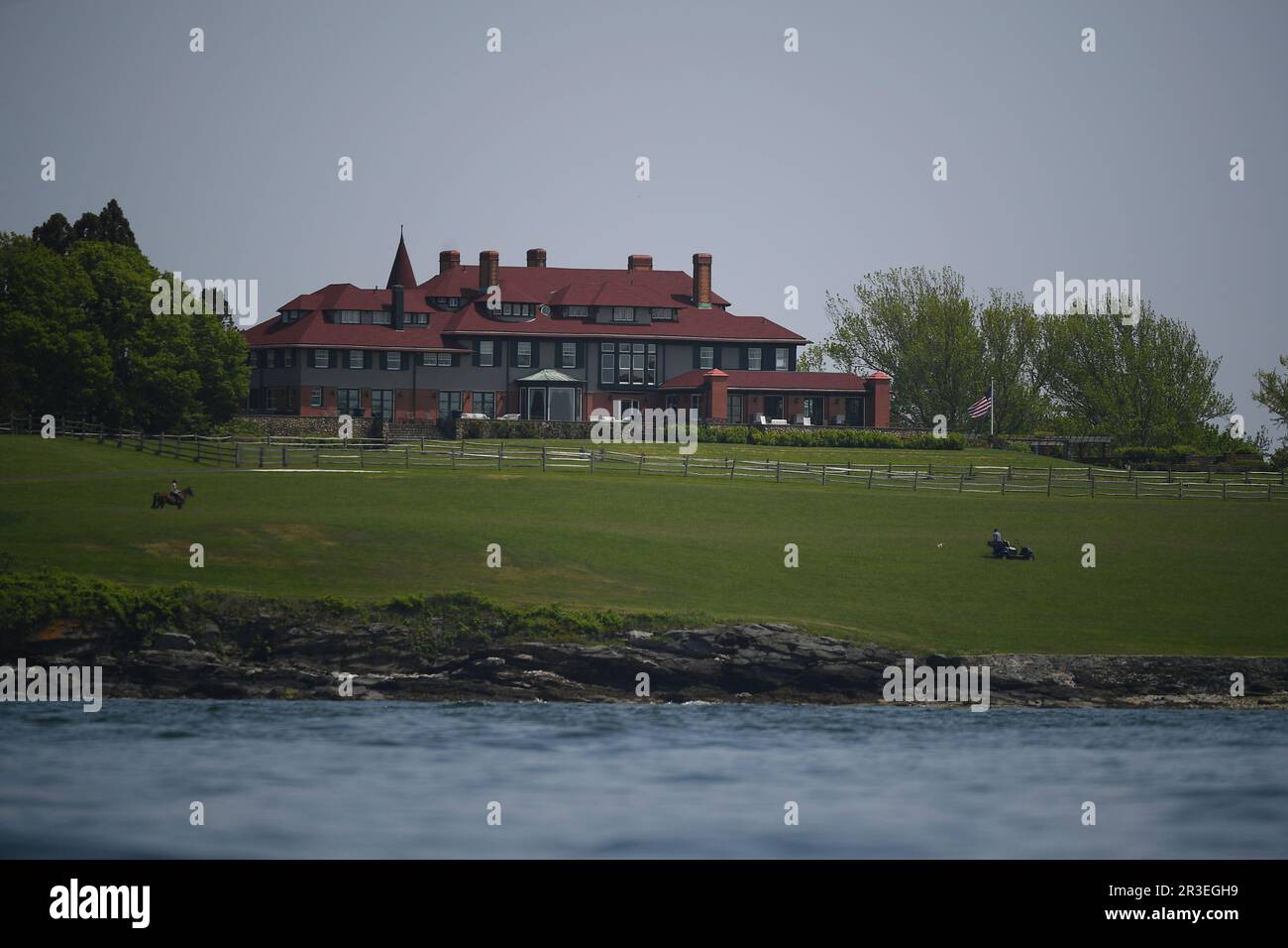 NEWPORT, RI - MAY 21: A general view of Hammersmith Farm, childhood ...