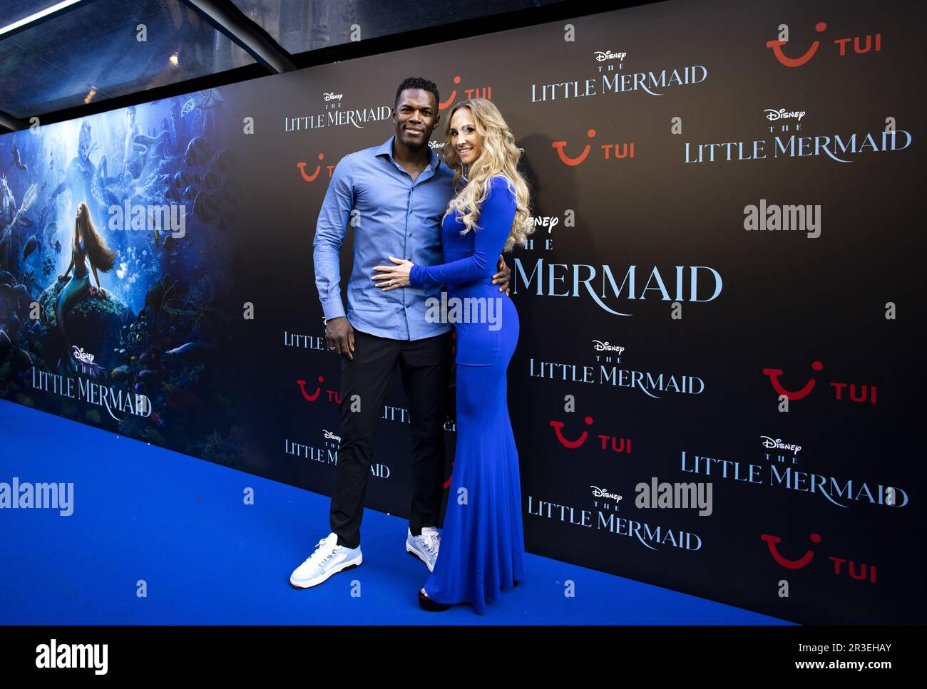 AMSTERDAM - 23/05/2023, Remy Bonjasky and girlfriend on the red carpet ...
