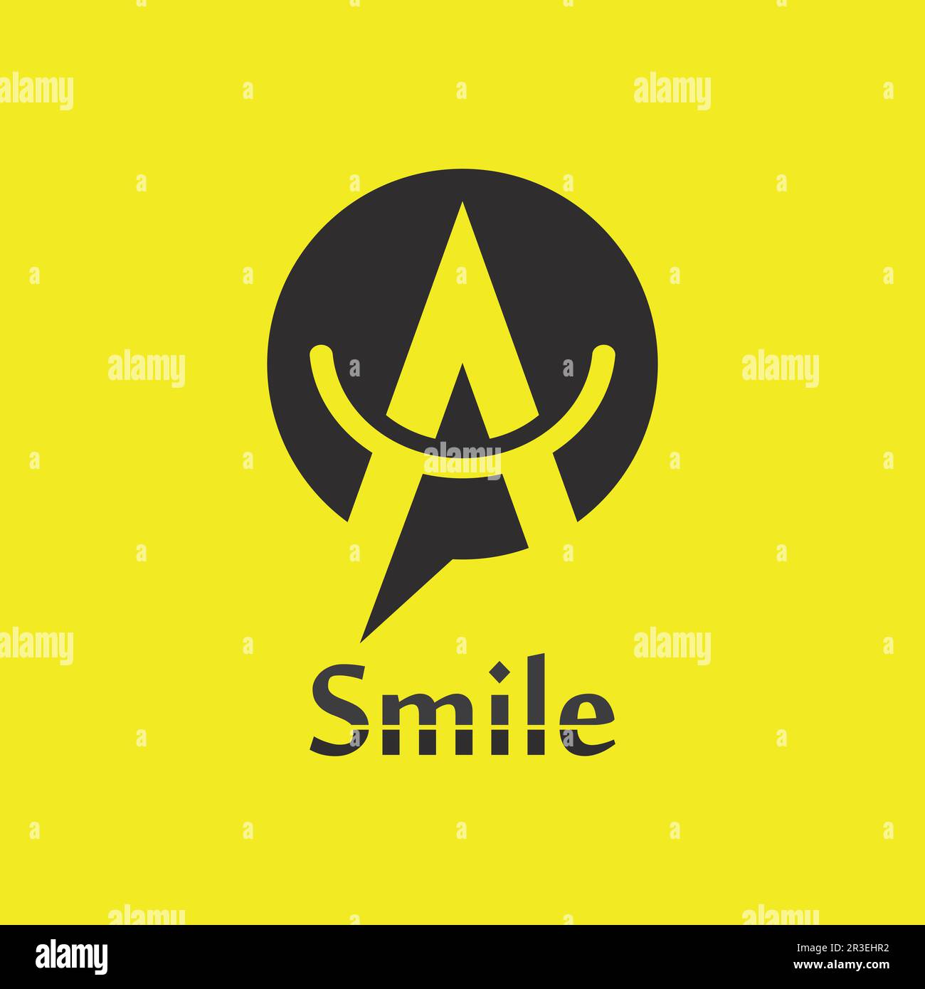 smile icon, smile, logo vector design happy emoticon Business, funny ...