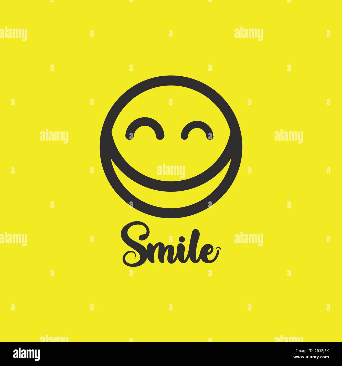 smile icon, smile, logo vector design happy emoticon Business, funny ...
