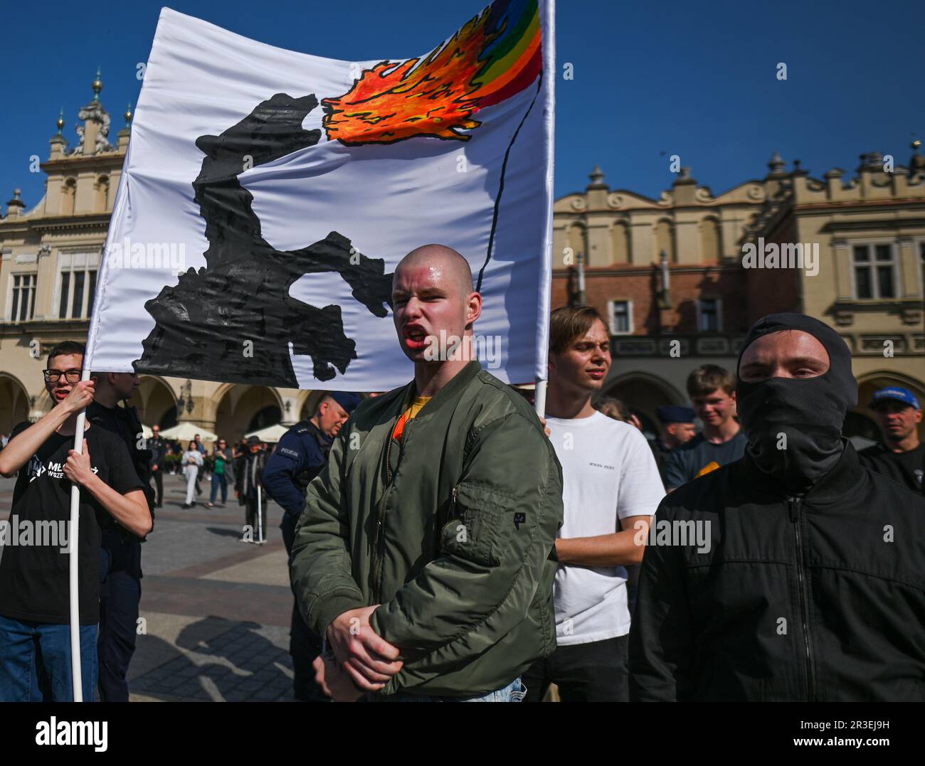 On May 20, 2023, members from the far-right ultranationalist youth ...