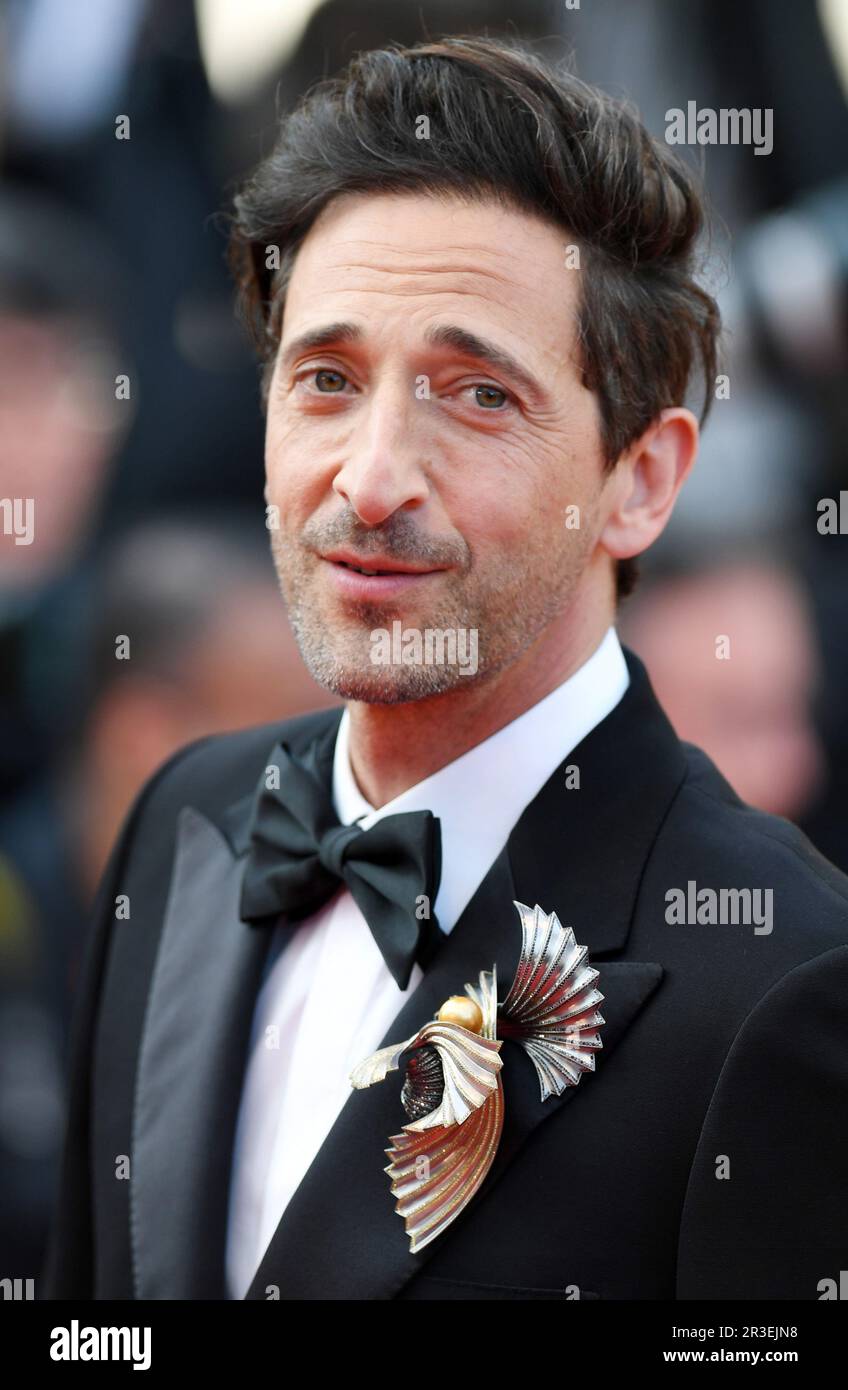 Cannes, France. 23rd May, 2023. American actor Adrien Brody attends the premiere of Asteroid ...