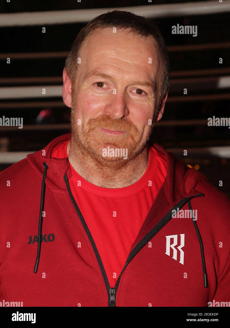 Fitness guru Sepp Maurer at the SES Boxing Gala in Magdeburg on 09.10. ...