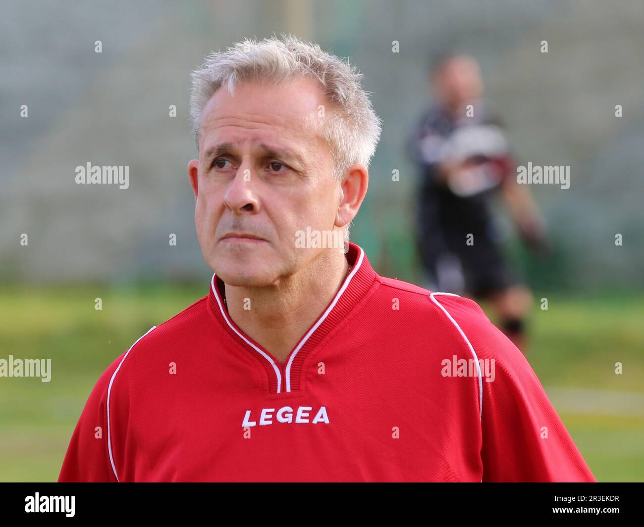 German soccer player Pierre Littbarski at the charity soccer match on ...