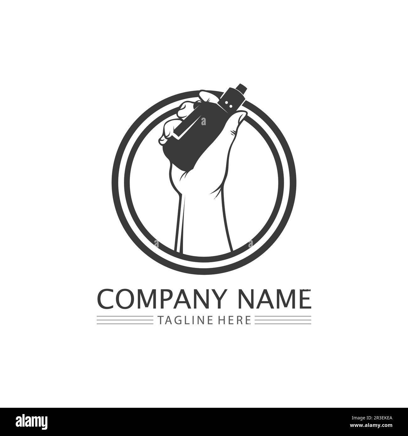 vape and vapor logo icon smoke vector and set design for vapers vaping ...