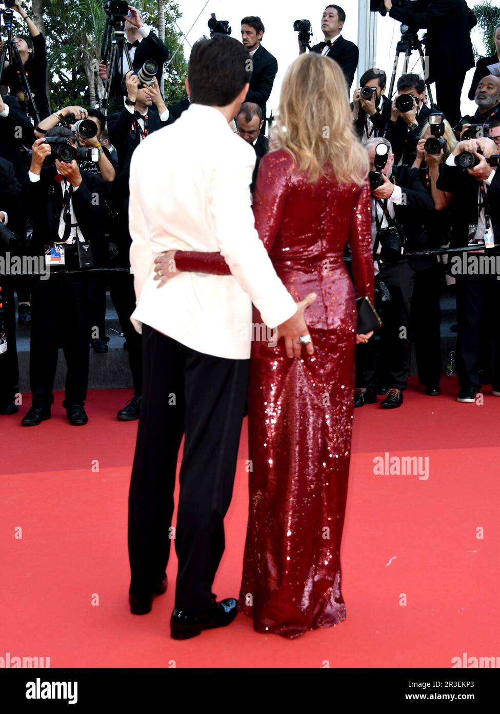 Cannes, France. 22nd May, 2023. 76th Cannes Film Festival 2023, evening 8 - Red Carpet film ...