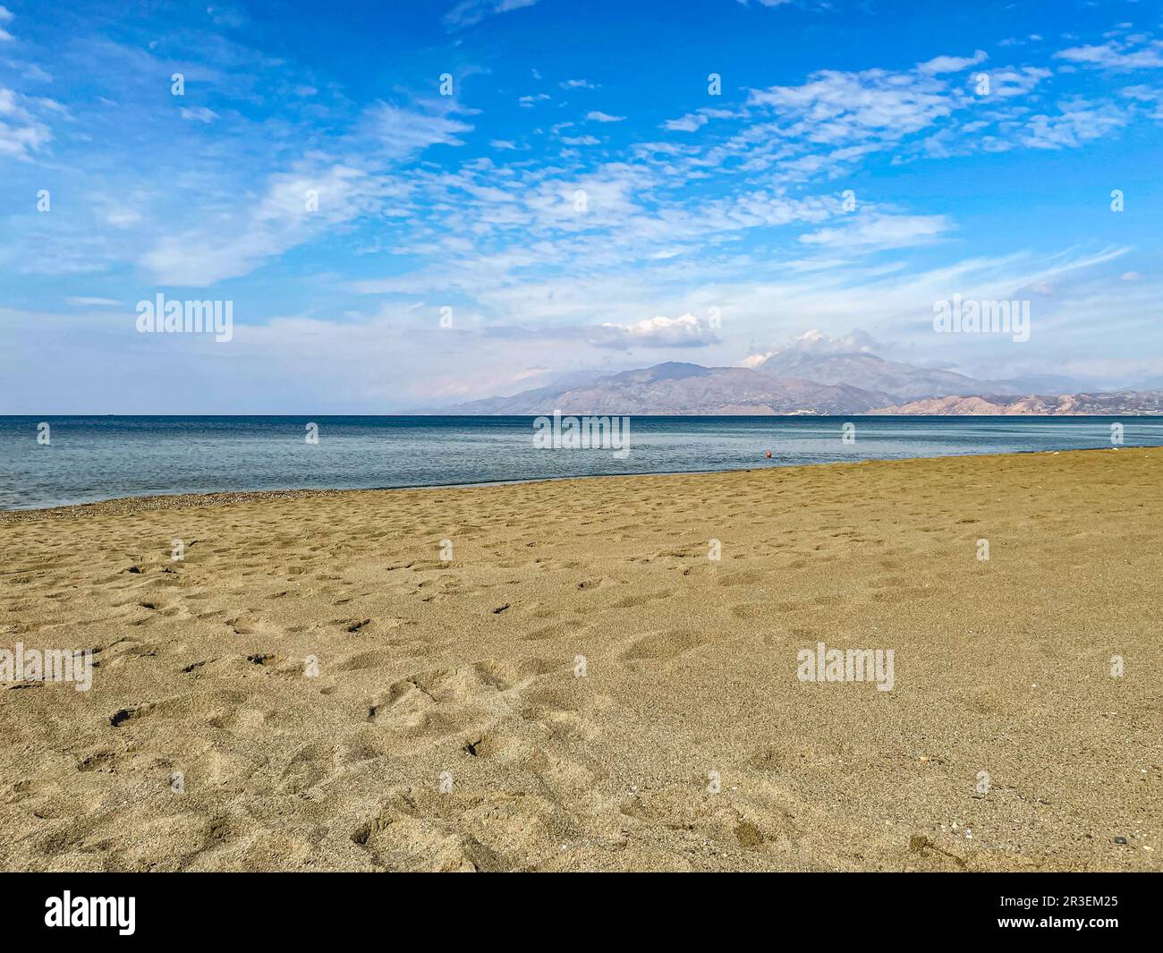 The Komos beach on Crete Stock Photo - Alamy