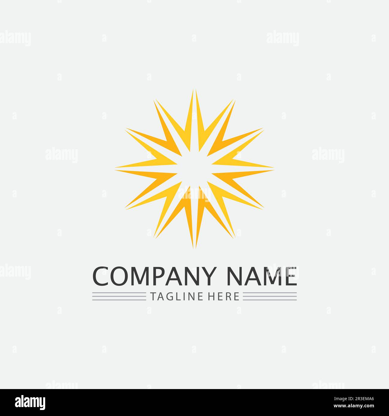 Sun and summer Vector illustration Icon Logo Template design Stock ...