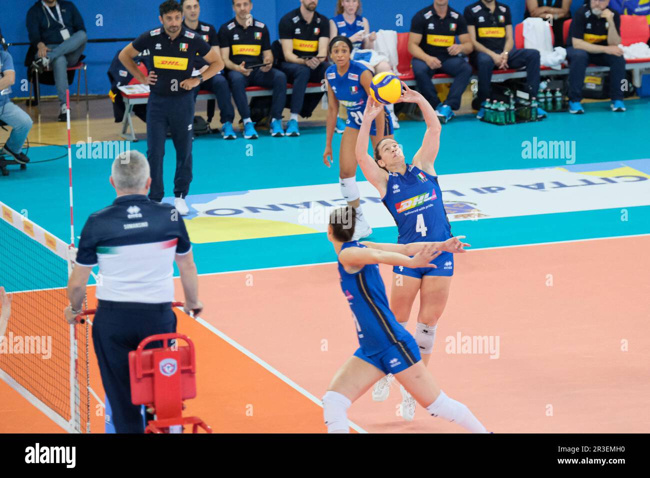 Francesca Bosio of Italy in action during the DHL Test Match Tournament ...