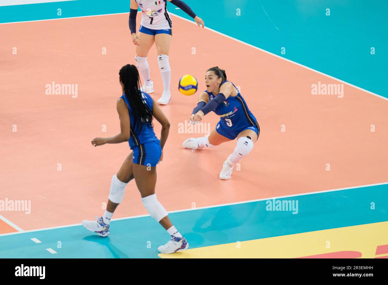 Francesca Villani of Italy in action during the DHL Test Match ...