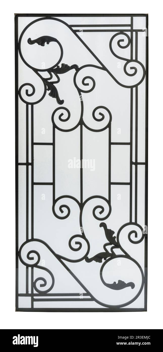 Custom Decorative Window and Door Glass, USA Stock Photo - Alamy