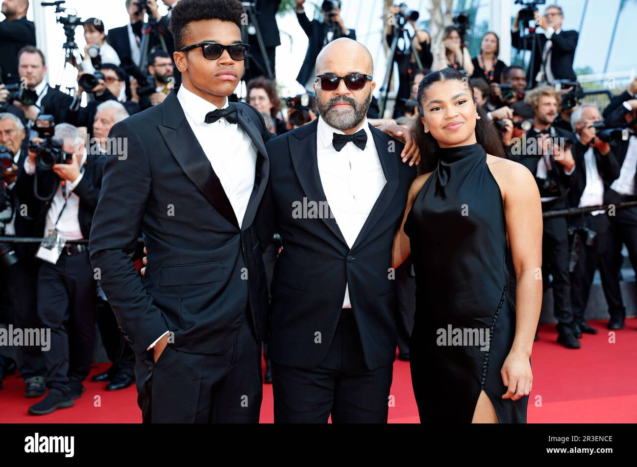 Jeffrey Wright mit Sohn Elijah Wright und Tochter Juno Wright bei der ...