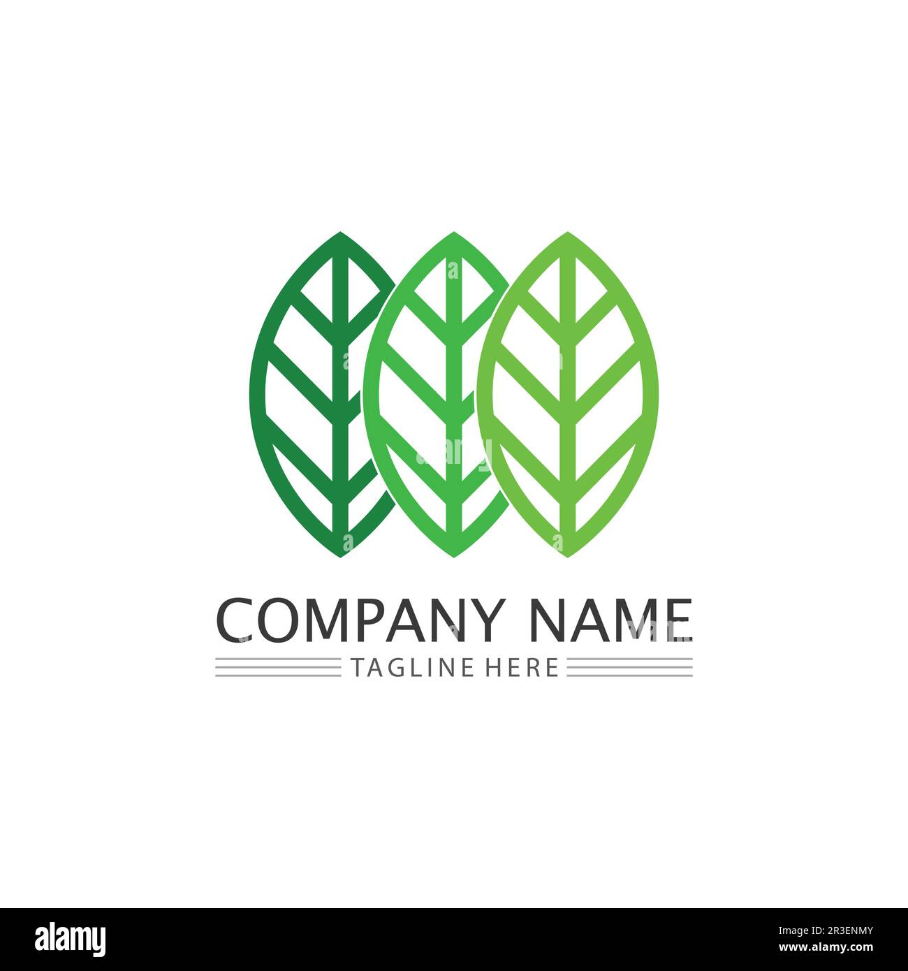 Tree leaf vector and green logo design friendly concept Stock Vector ...