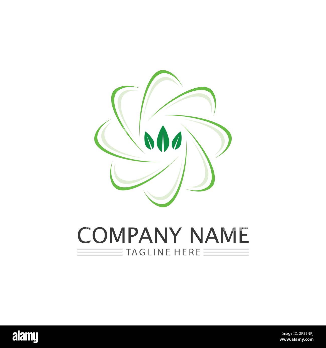Tree leaf vector and green logo design friendly concept Stock Vector ...