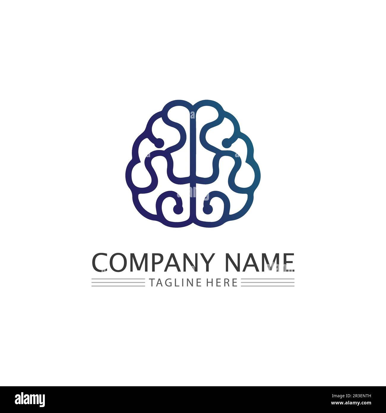 Health Brain vector illustration icon template design Stock Vector ...