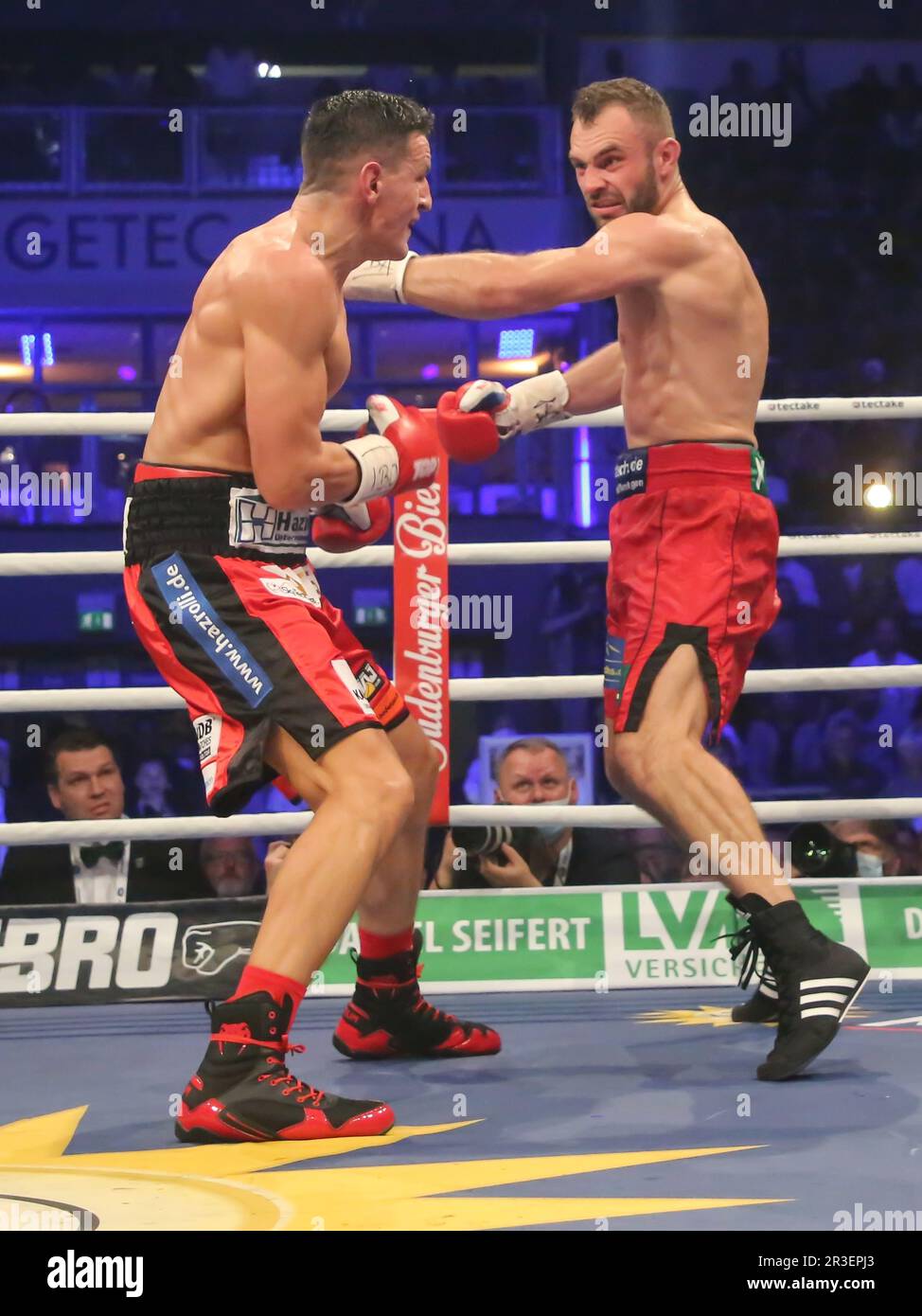 Rematch WM boxing Robin Krasniqi against Dominic BÃ¶sel at the SES ...