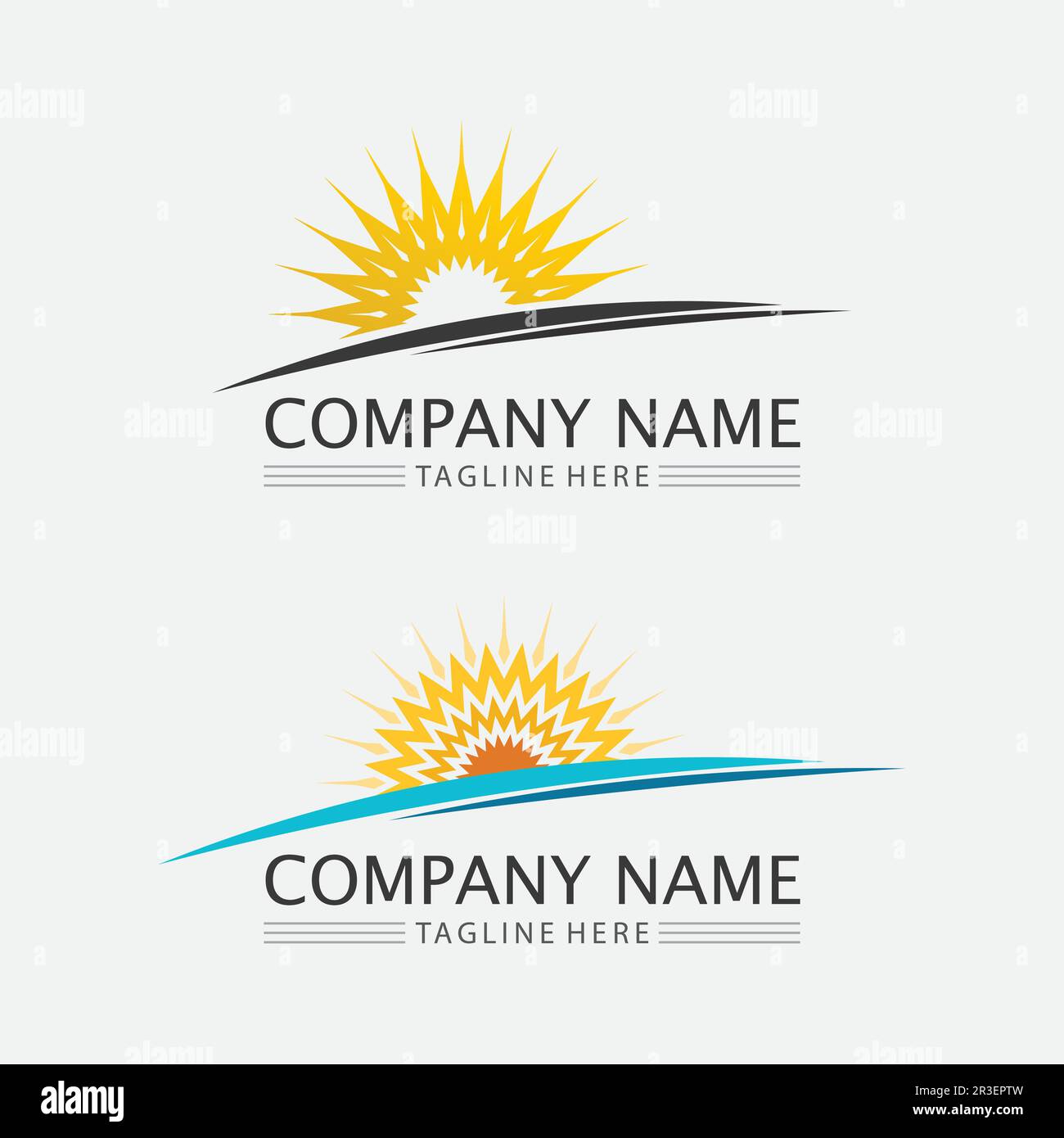 Sunshine horizon Stock Vector Images - Alamy