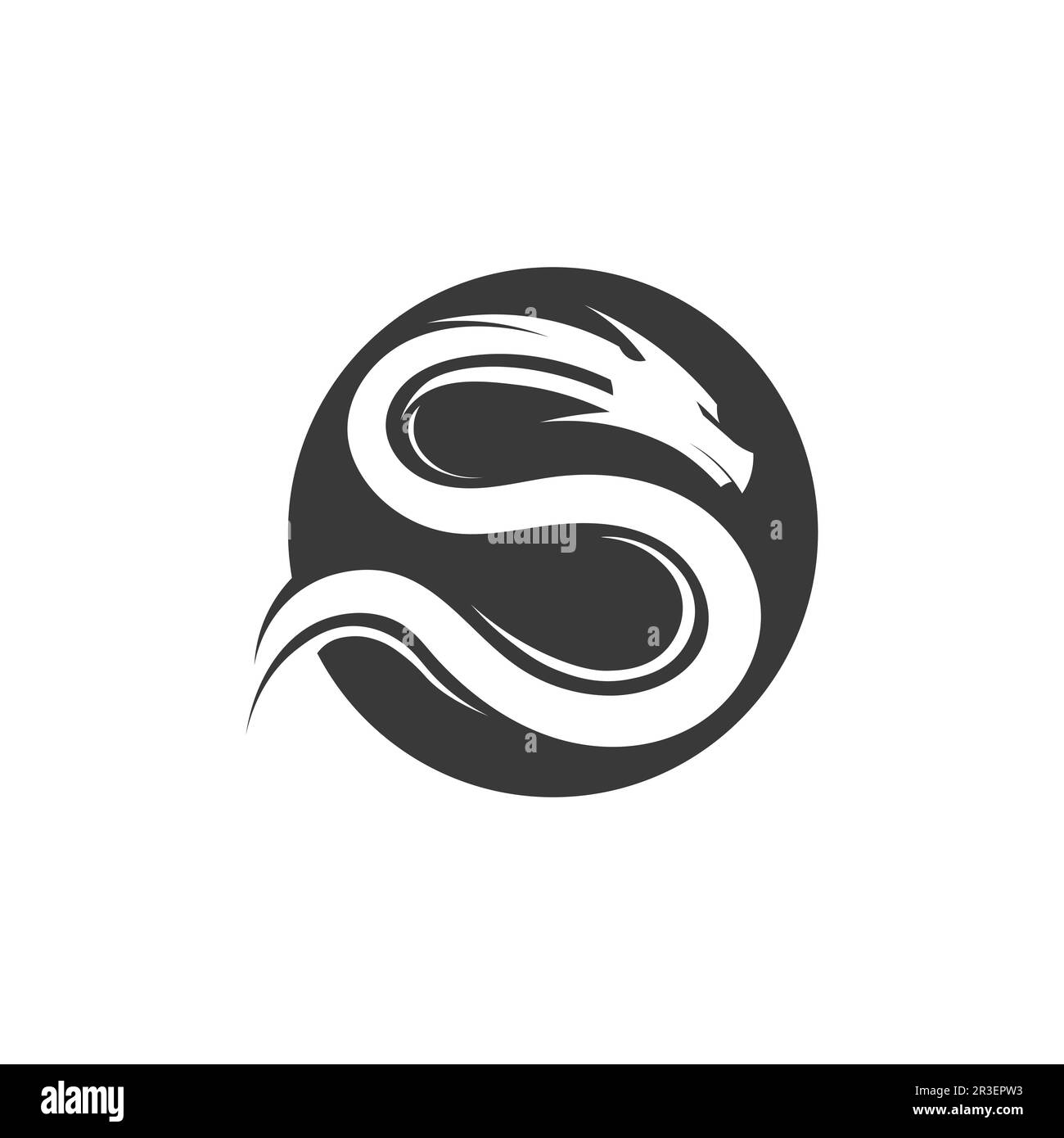 Dragon design logo vector icon illustration design logo template ...