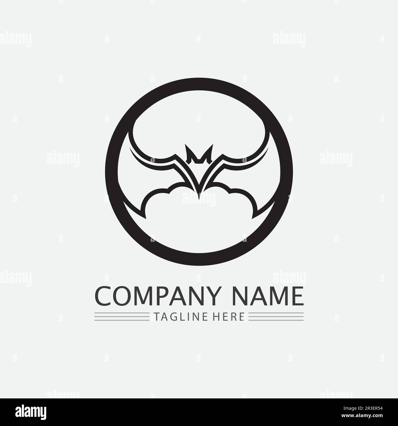 Bat logo animal and vector, wings, black, halloween, vampire, gothic ...