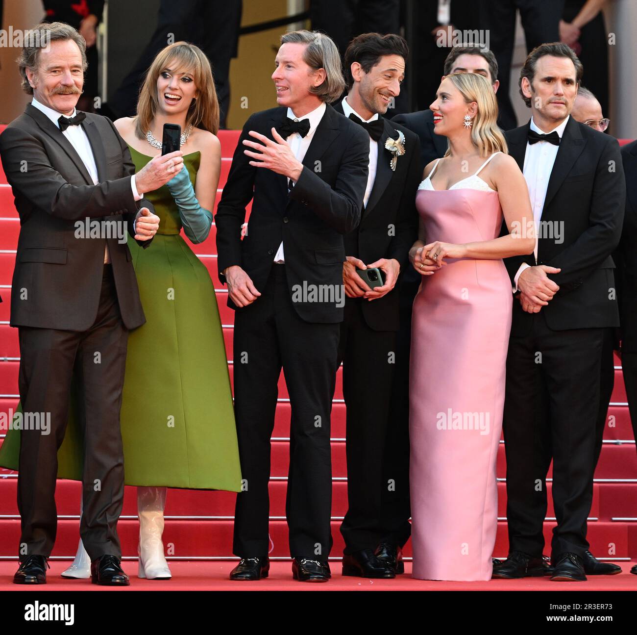 Cannes, France. 23rd May, 2023. American actresses Maya Hawke, Scarlett ...