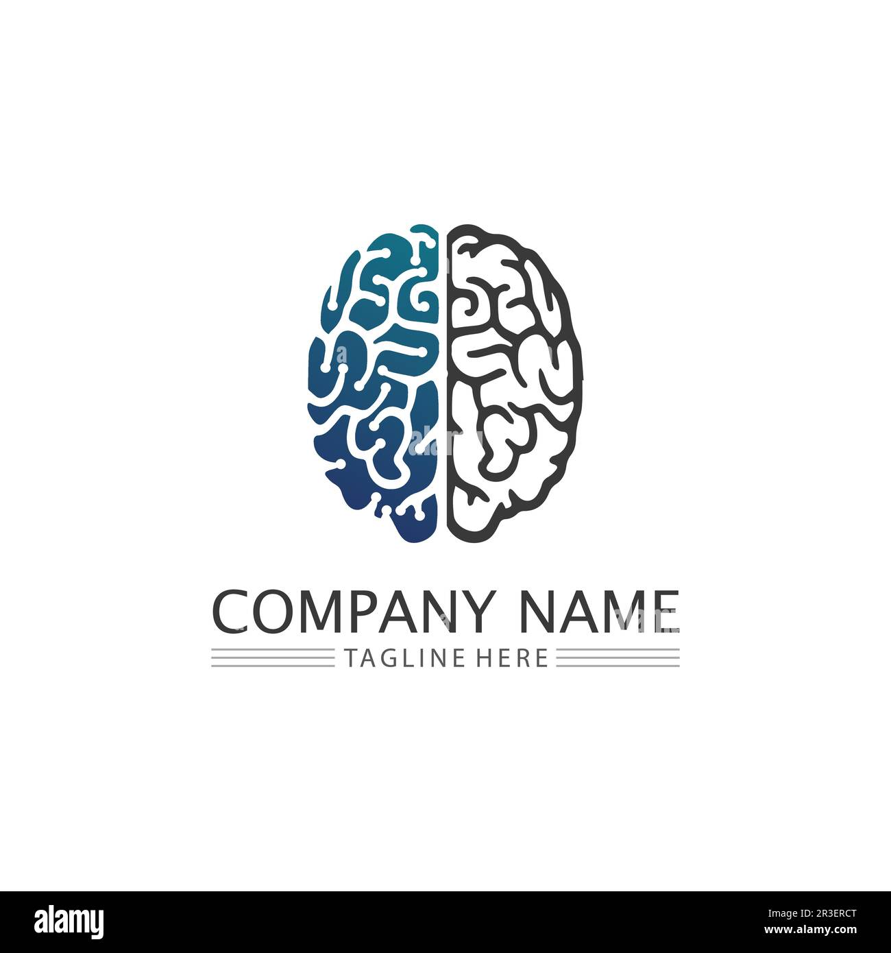 Health Brain vector illustration icon template design Stock Vector ...