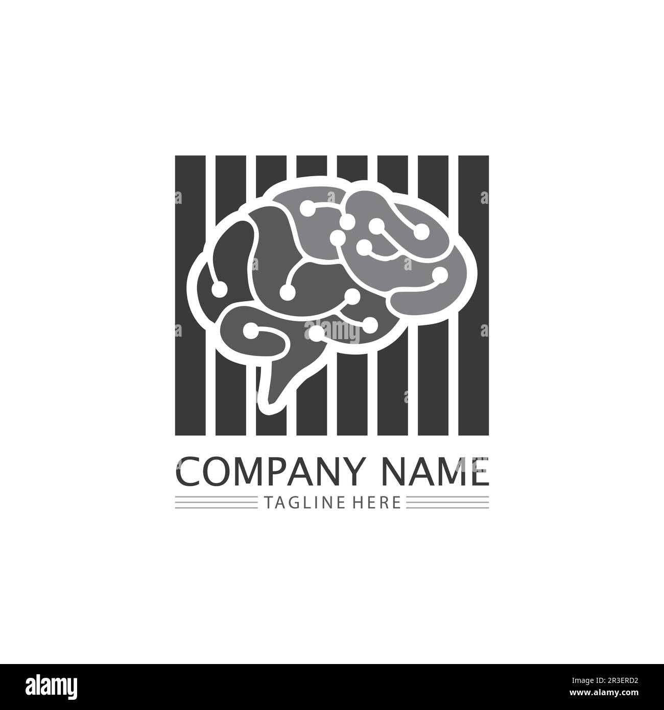 Health Brain vector illustration icon template design Stock Vector ...