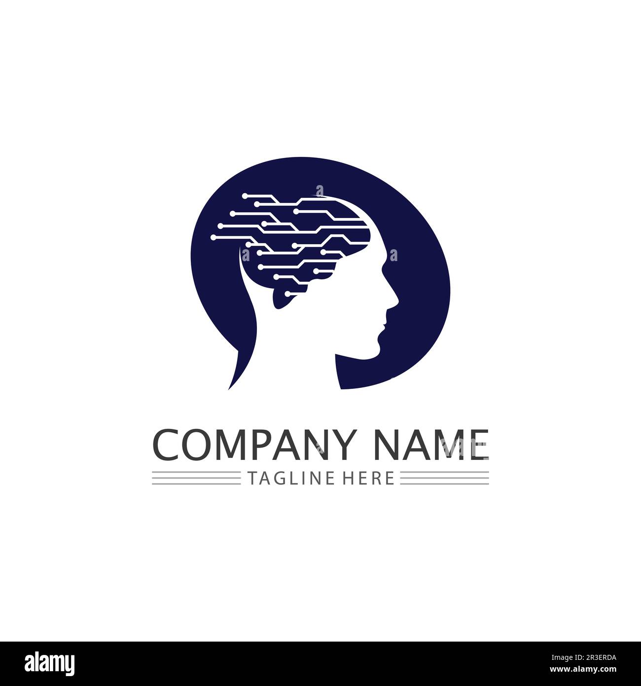 Health Brain vector illustration icon template design Stock Vector ...