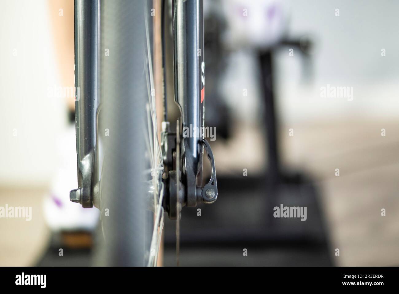 Indoor bike trainer hi-res stock photography and images - Alamy