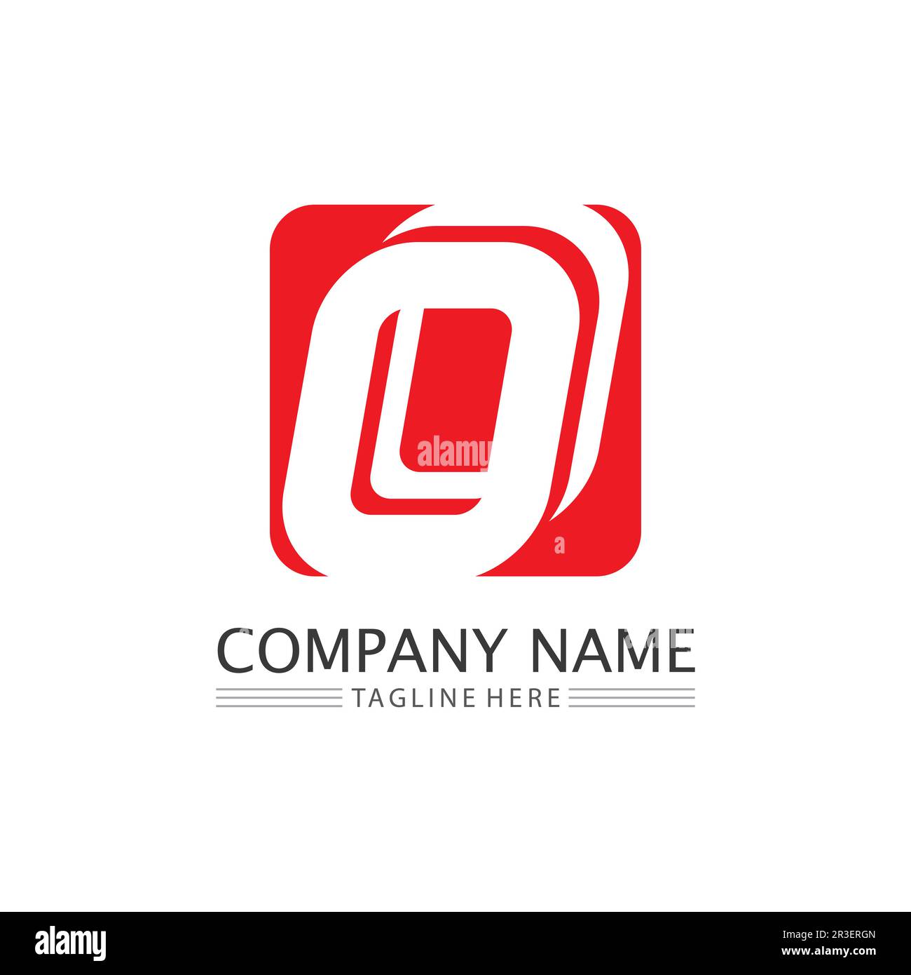 O letter and O font logo Business Technology circle logo and symbols ...