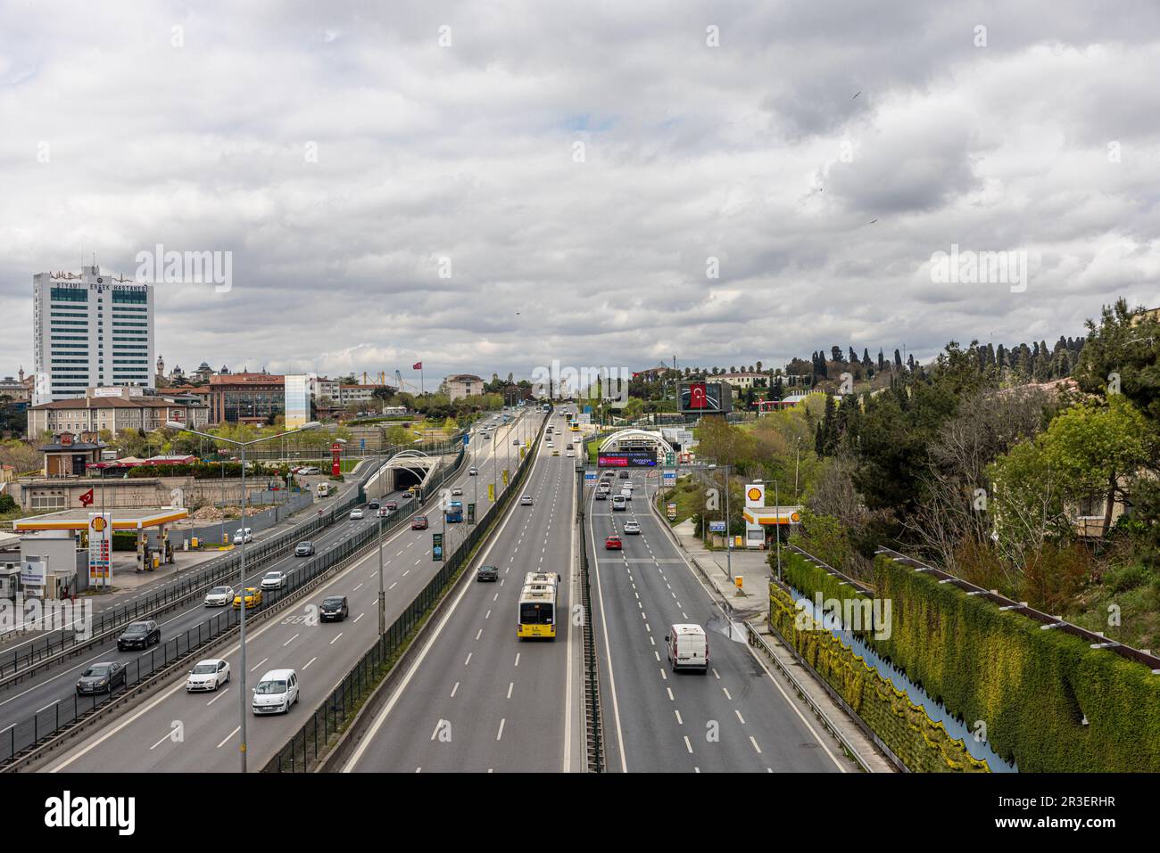 Istanbul, Turkey April 23, 2023 ; Eurasia Tunnel (Eurasia Tuneli) or ...