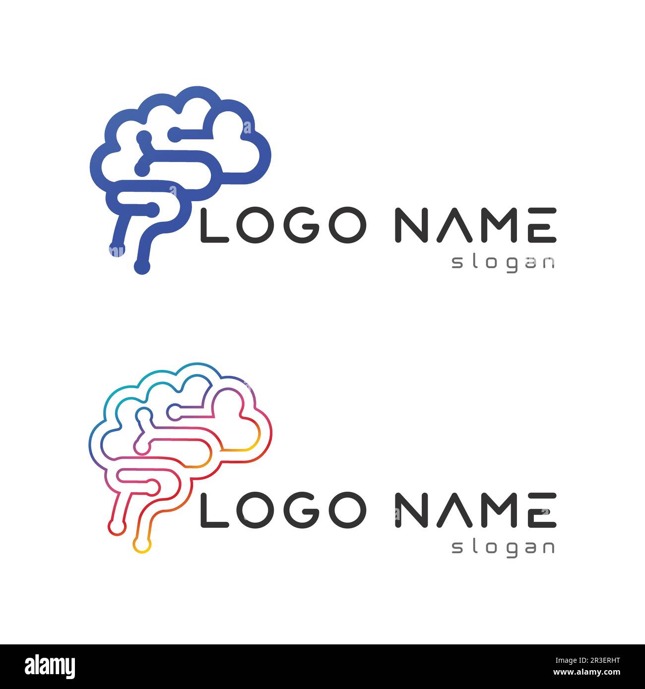 Health Brain vector illustration icon template design Stock Vector ...