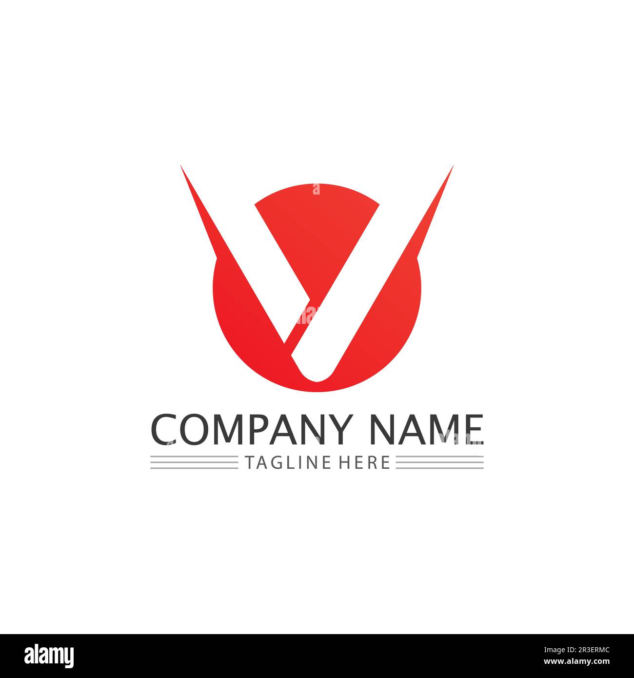 V Letter and checklist Logo Template vector icon illustration Stock ...