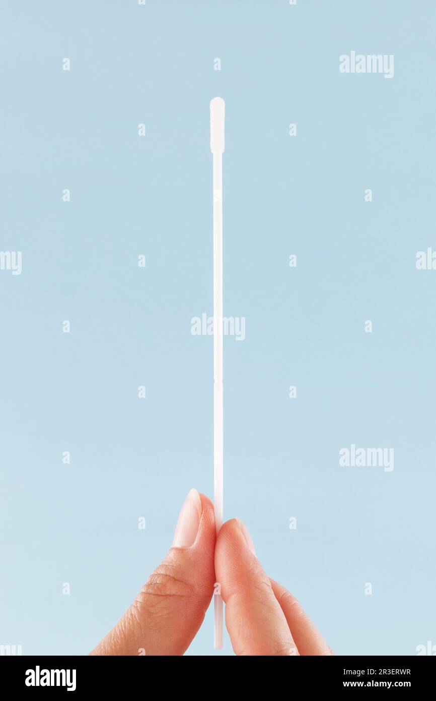 Nasopharyngeal swab. Covid 19 Ag test Stock Photo - Alamy